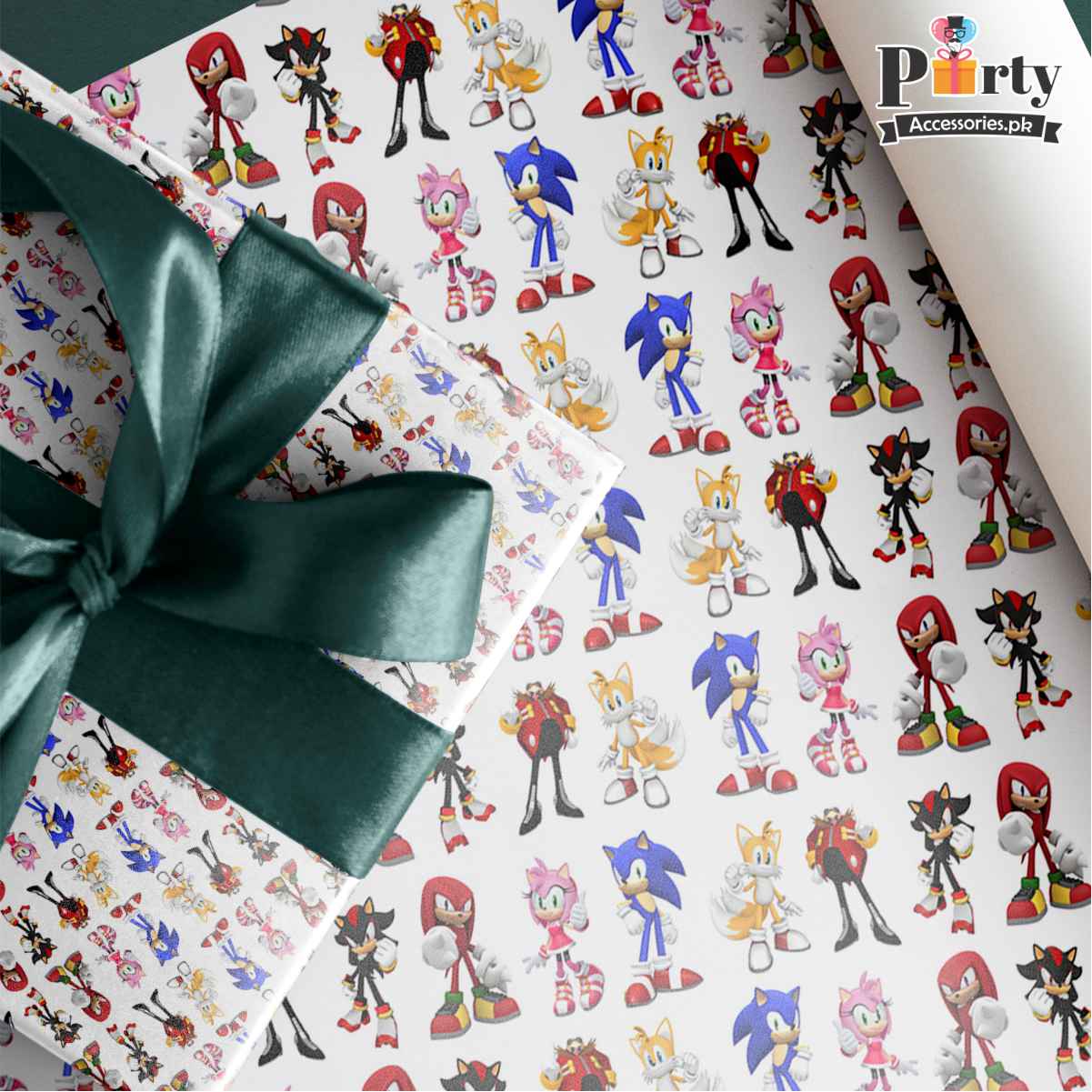 Sonic Gift Wrapping Sheets (2-Pack) | Speedy Present Prep ...