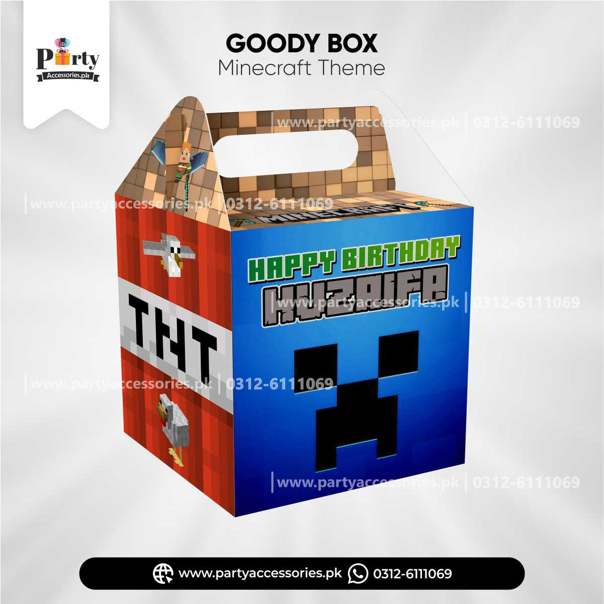 6-Pack Minecraft Goody Boxes for Unforgettable Birthdays ...