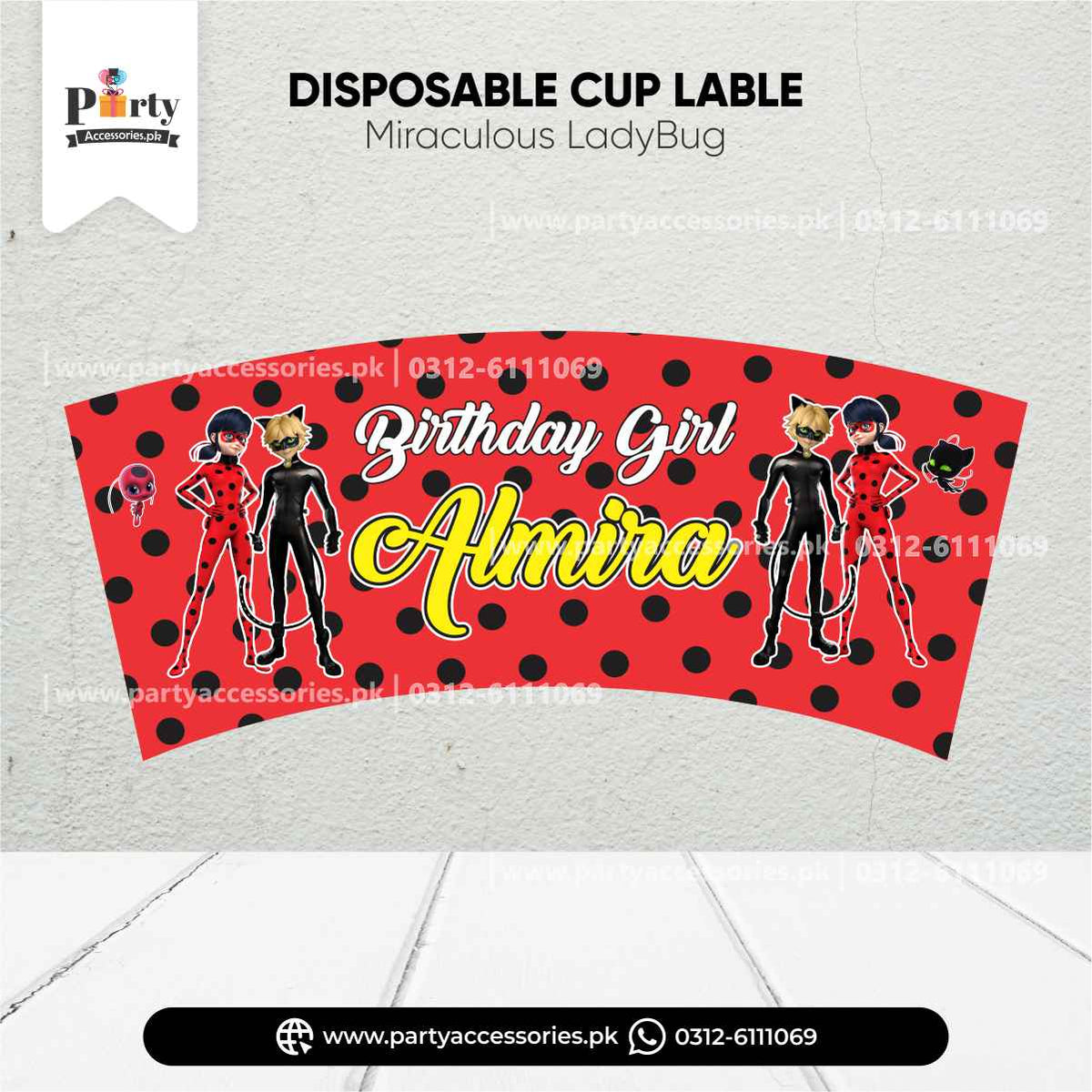 Miraculous Ladybug Disposable Cups – Fun Party Drinkware Pack ...