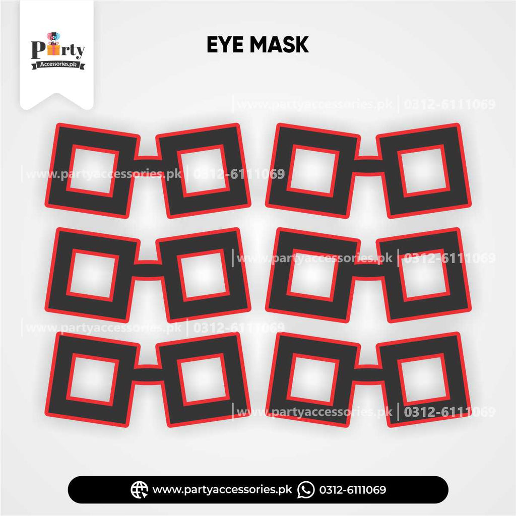 6-Pack Roblox Kids' Eye Masks for Birthday Fun – PartyAccessories.com.pk