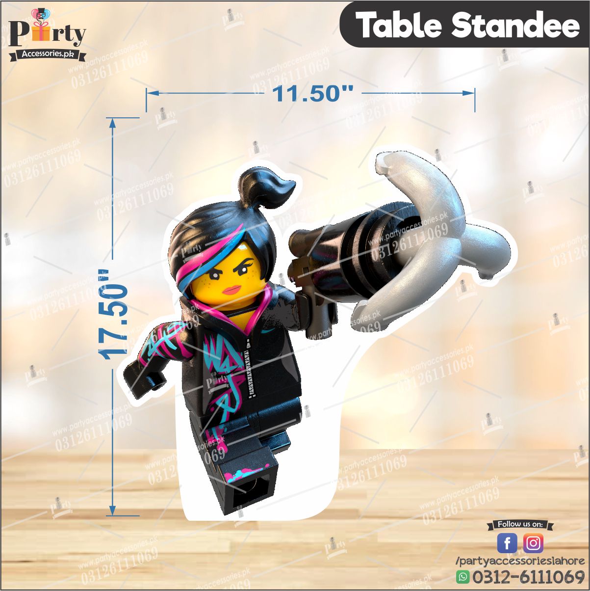 Lego Theme Standing Character Cutouts for Birthday Party Decoration ...