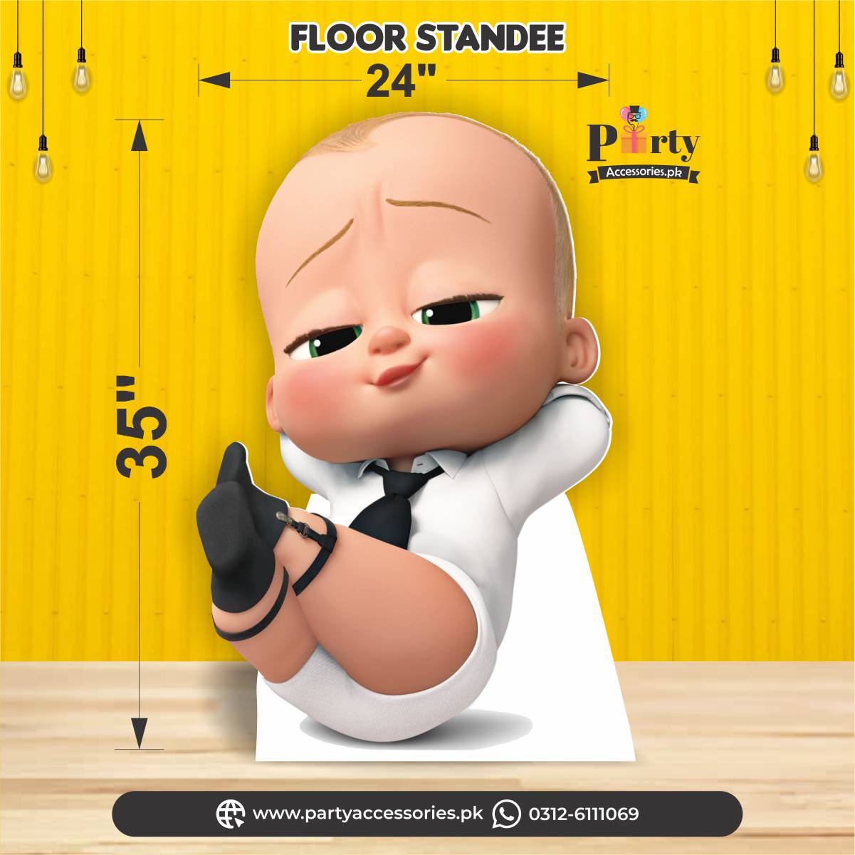 Boss Baby theme decorations | Table standing cutouts for Parties ...