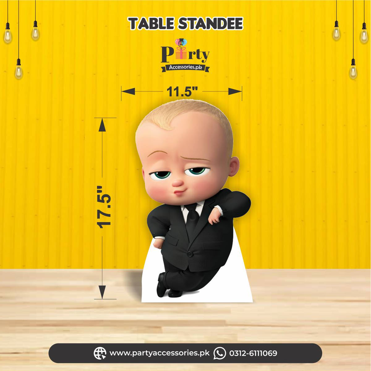 Boss Baby theme decorations | Table standing cutouts for Parties ...