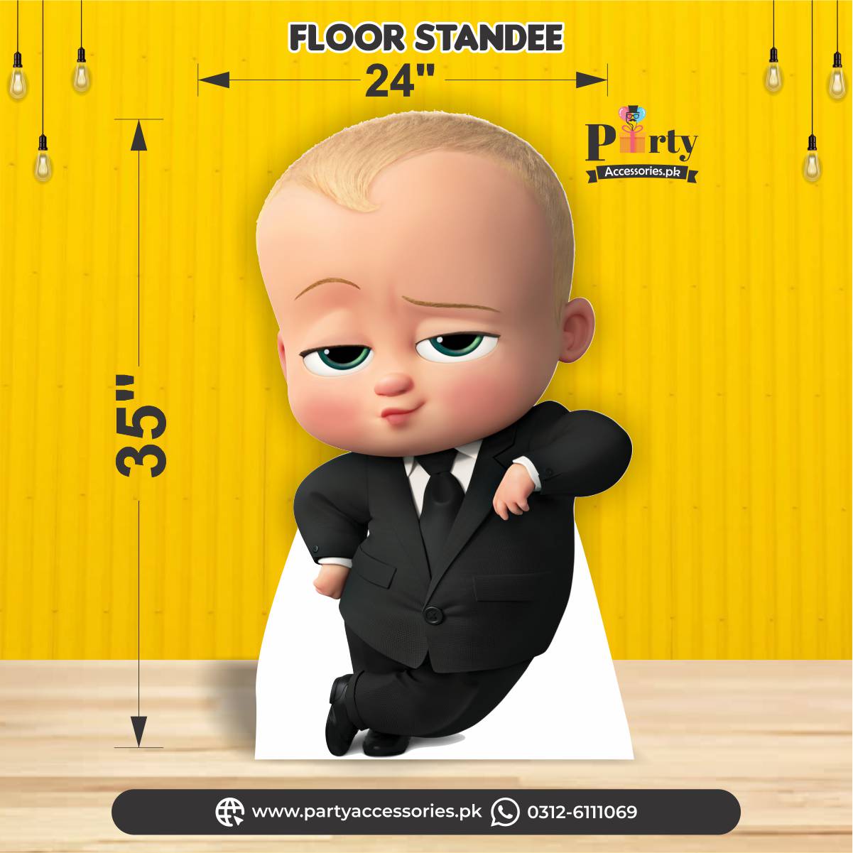 Boss Baby theme decorations | Table standing cutouts for Parties ...