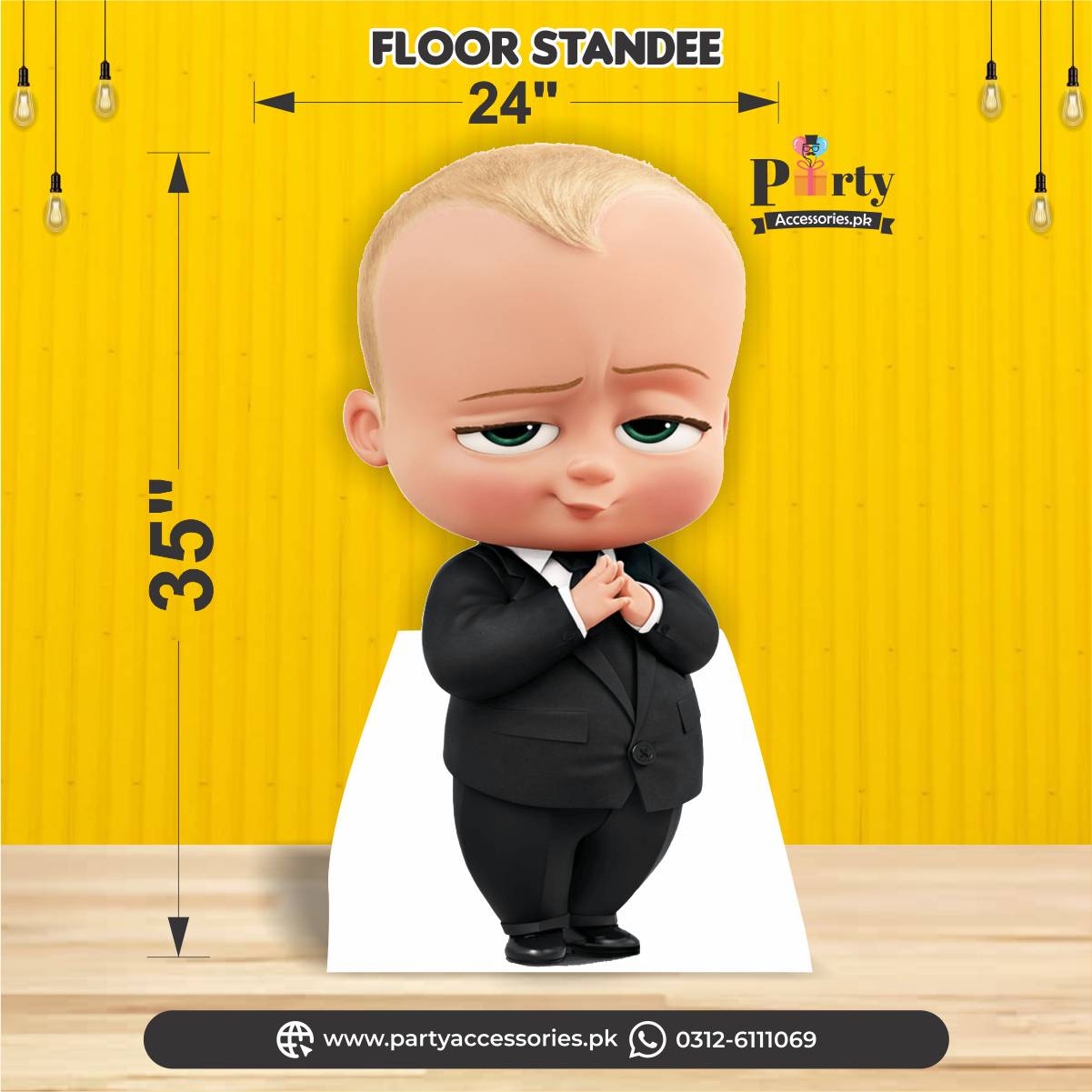 Boss Baby theme decorations | Table standing cutouts for Parties ...