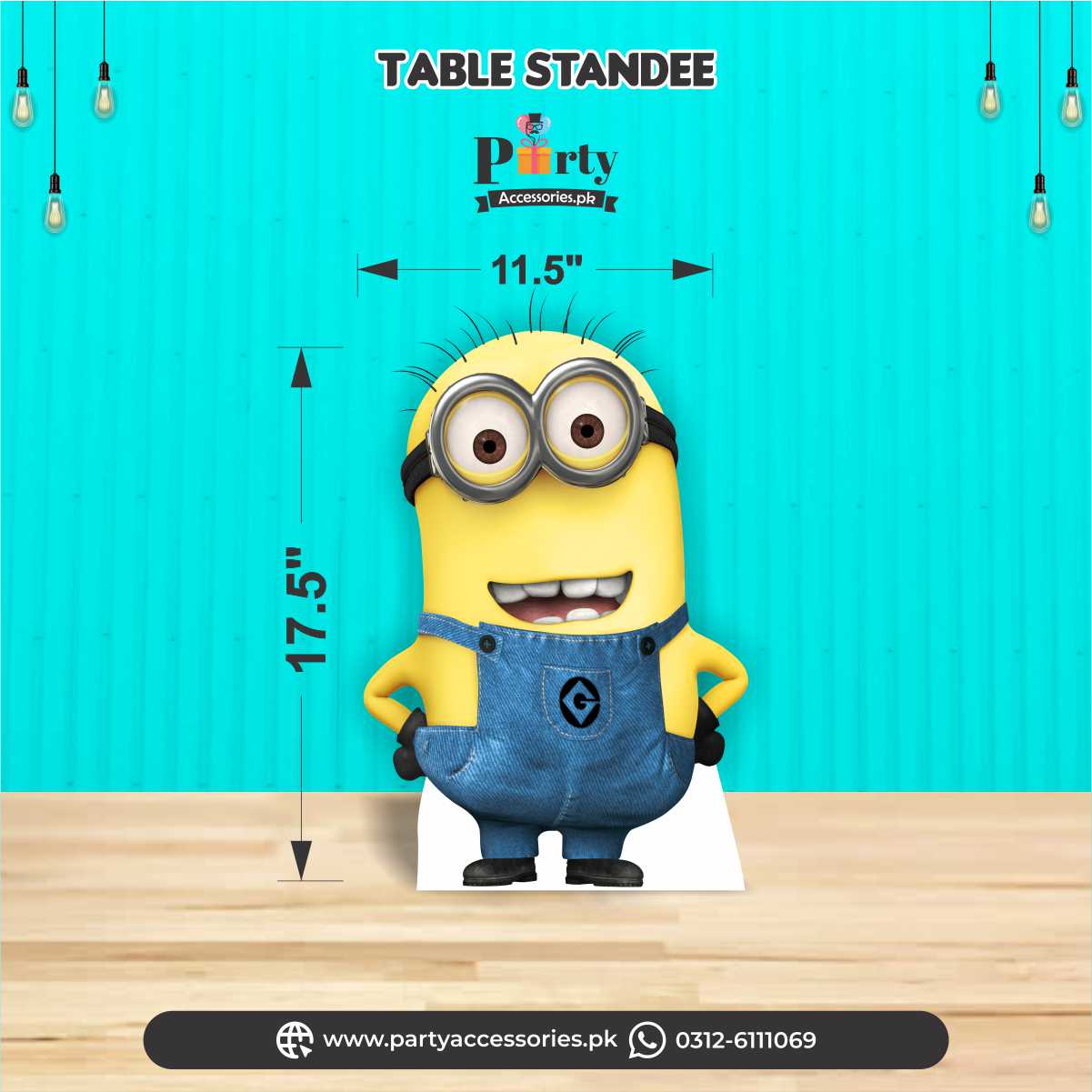 Cute Minion Table Standees | Charming Party Decorations ...