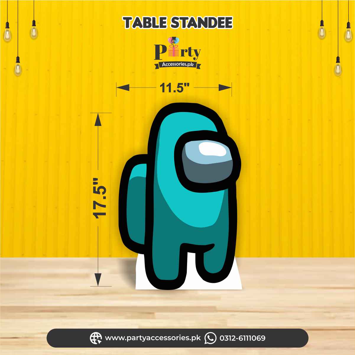Among Us Standing Characters Cutouts | For Party Decoration ...