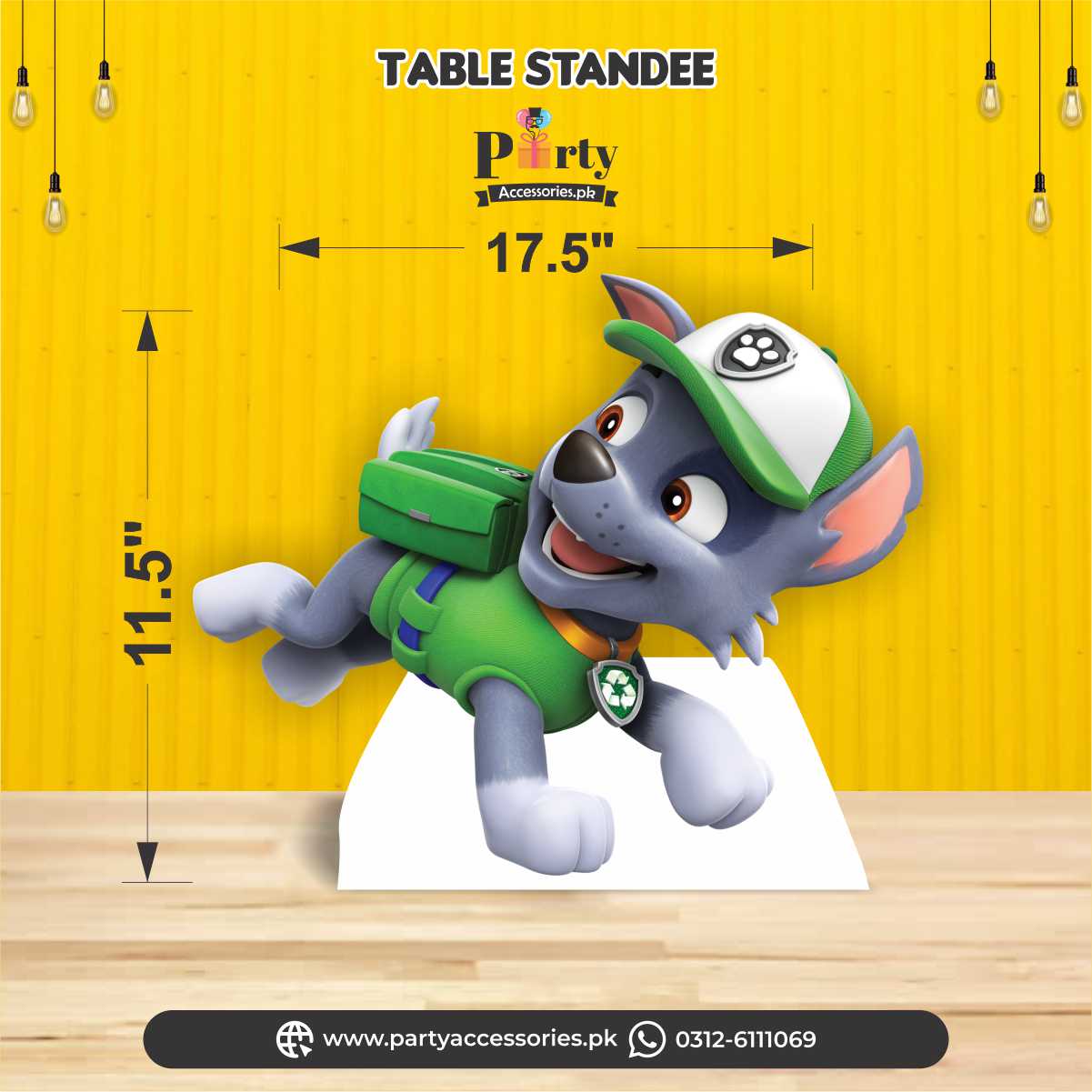 PAW Patrol theme Customized Table standing character cutouts ...