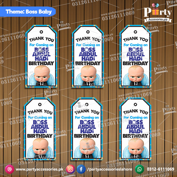 Boss Baby Gift Tags & Thank You Cards | Customizable Designs ...