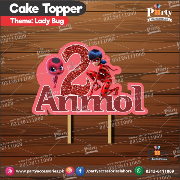 Miraculous Ladybug Cake Topper: 100% Customizable for Any Occasion ...