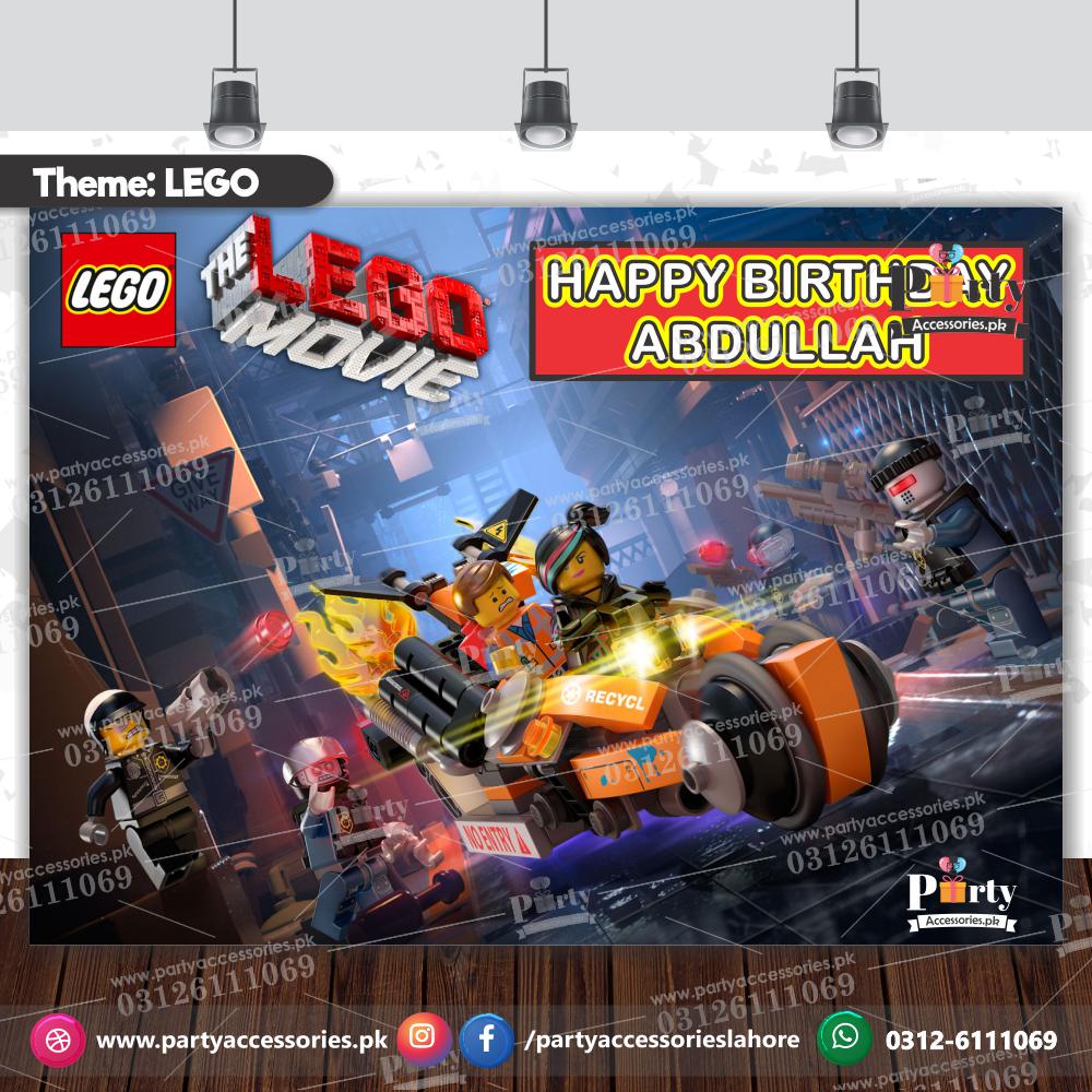 Lego Birthday Backdrop: 6ft x 4ft Custom Party Decoration ...
