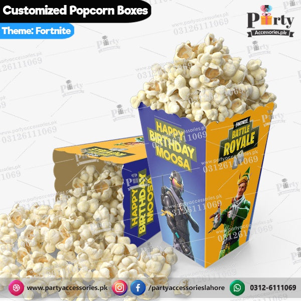 Fortnite Popcorn Boxes - Set of 6 for Birthday Parties ...