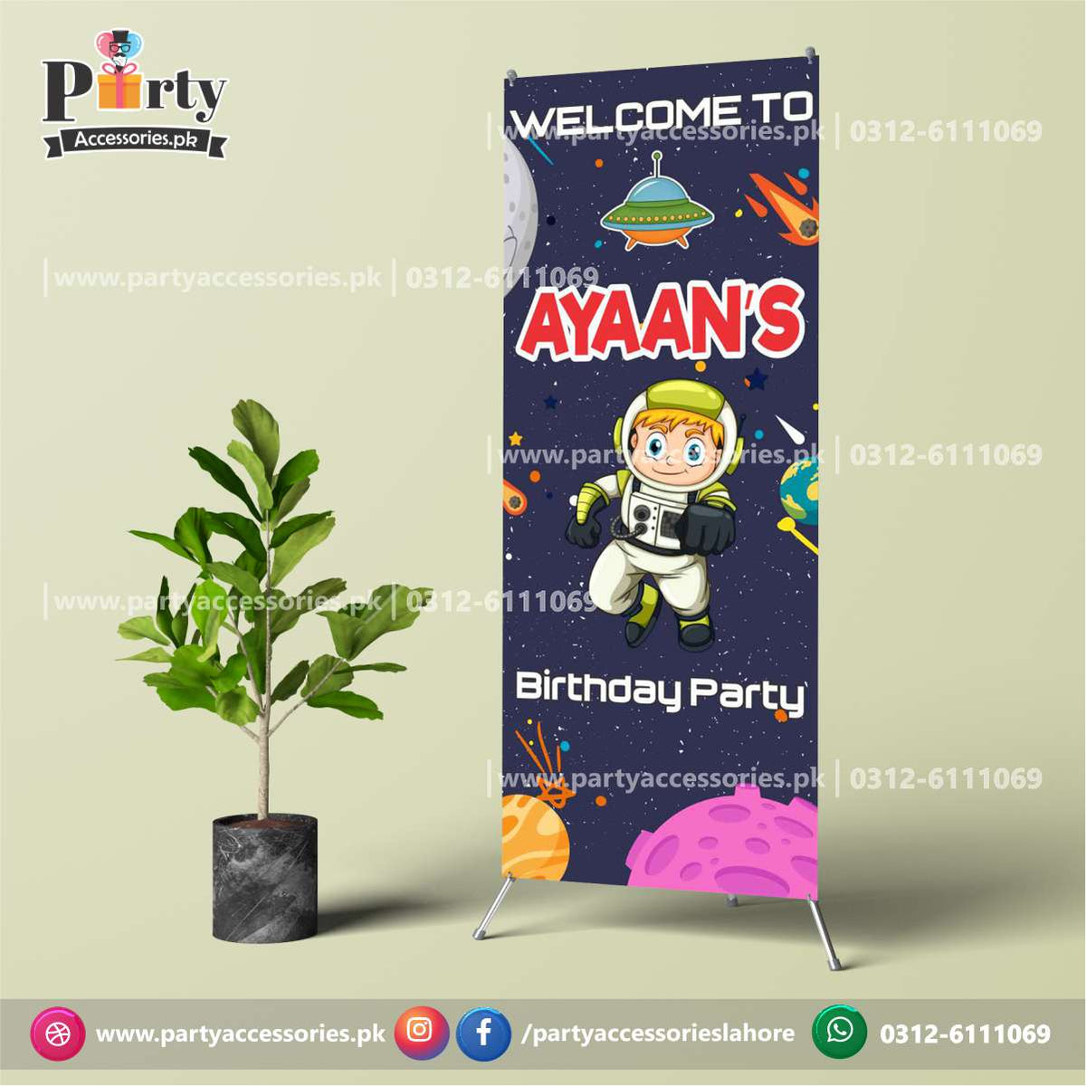 BTS birthday theme party customized Panaflex welcome standee ...