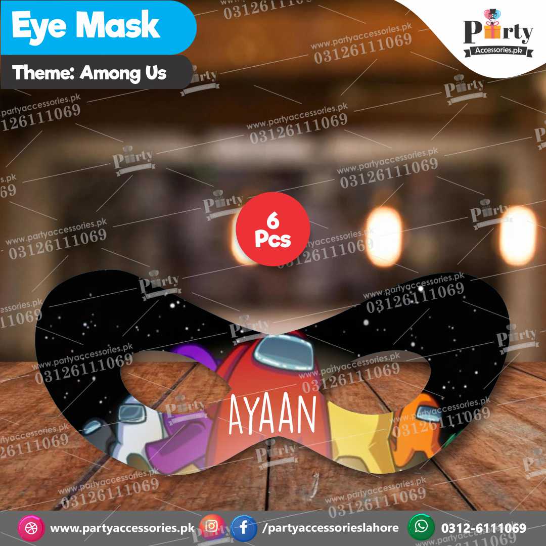 Among Us Party Face Masks | 6-Pack for Birthday Fun – PartyAccessories ...