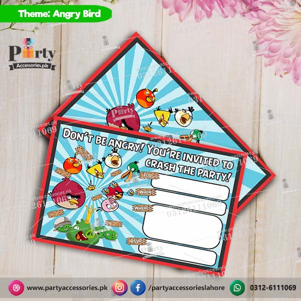 Angry Bird Party Templates Angry Birds Birthday Welcome Sign Digital