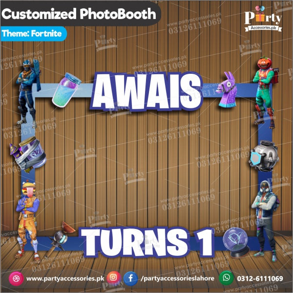Fortnite Photo Booth Frame: 100% Customizable for Birthdays ...