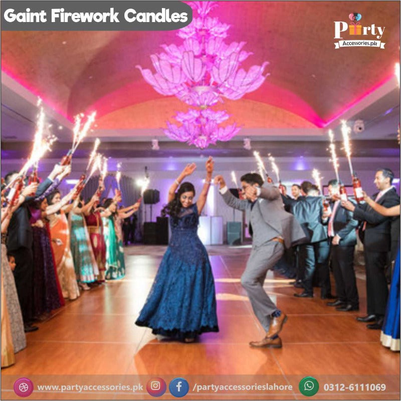 Big Jumbo Sparkling firework candles Anar sticks for weddings, birthda ...
