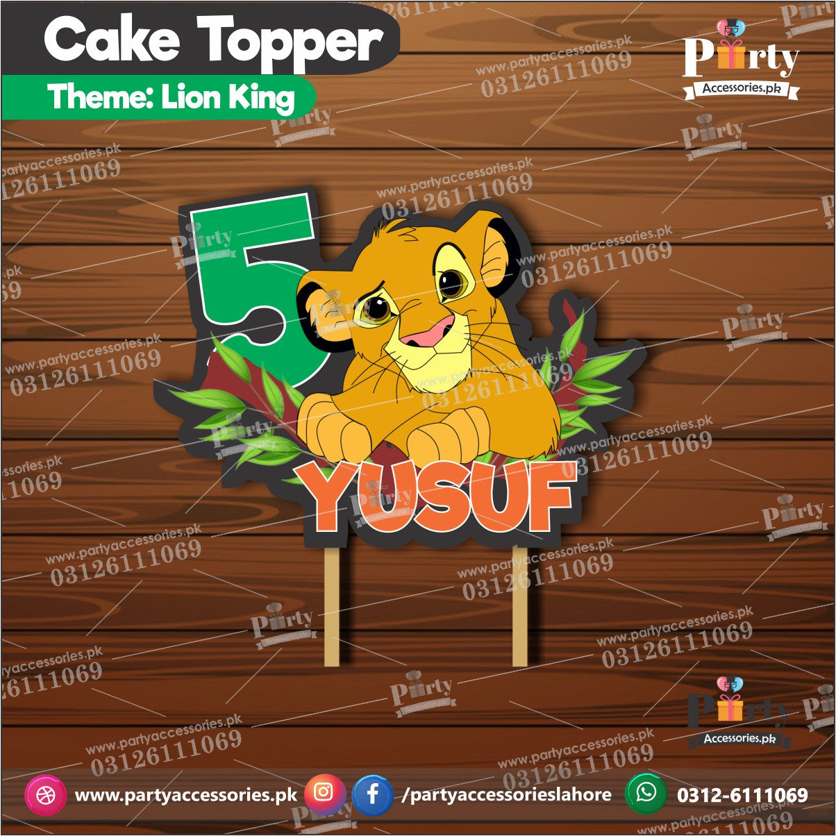Spectacular Lion King Cake Toppers: Make Baby's Day Awesome ...