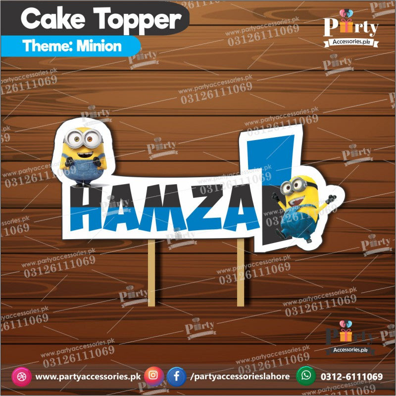 Personalized Minion Cake Topper: 100% Customizable – PartyAccessories ...