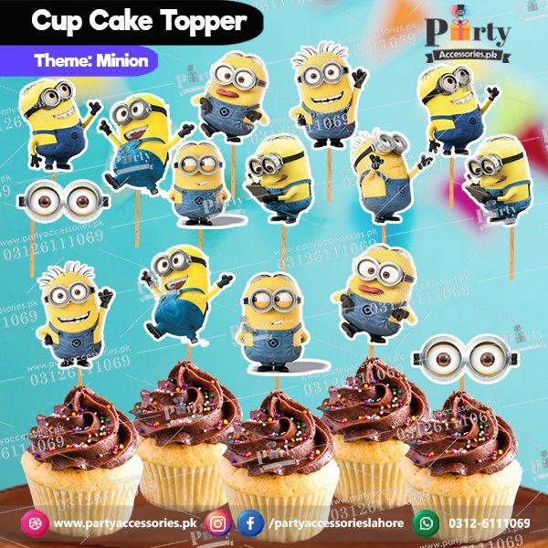 Minion Cupcake Topper