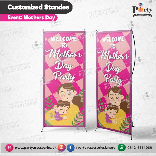 Customized Welcome Standee for Mother's Day Party decor ...