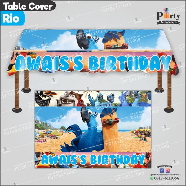 Customized Rio Theme Birthday table top sheet – PartyAccessories.com.pk