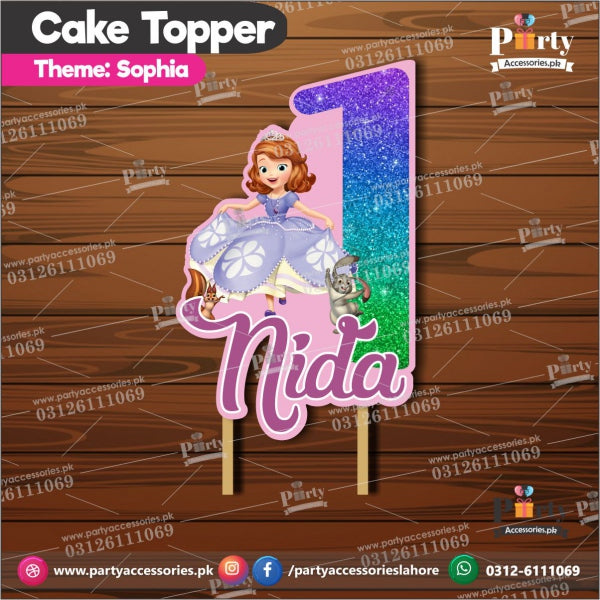 Amazing Sofia Theme Birthday Cake Topper: Spectacular Deal ...