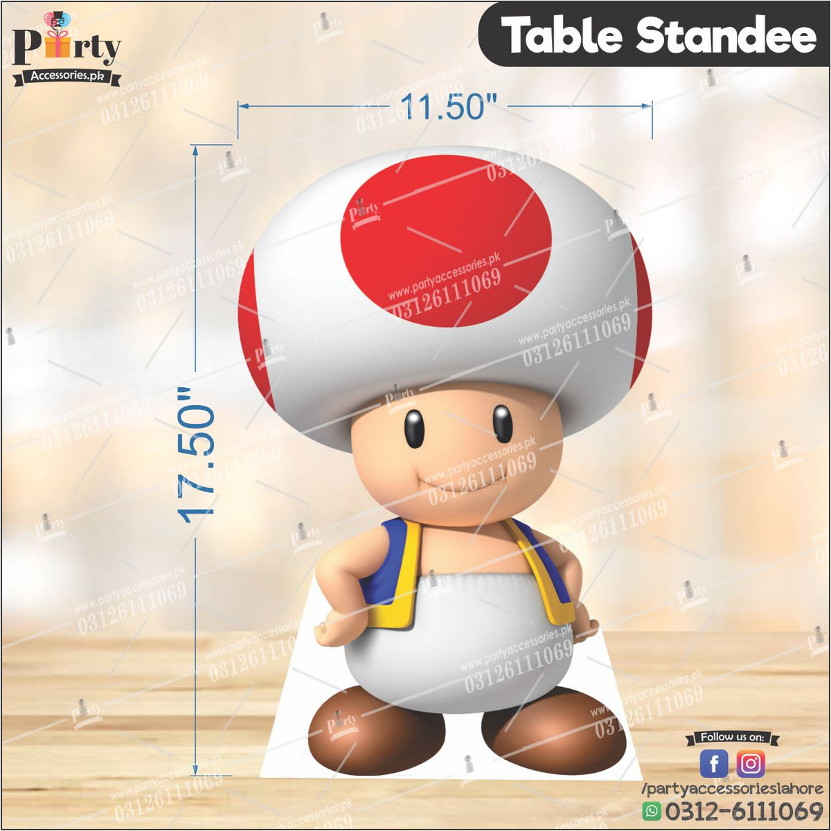 Super Mario Standing Cutouts – Fun Party Character Decor ...