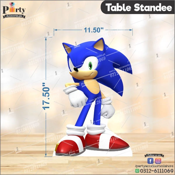 Sonic Birthday Decorations: 4 Customizable Character Cutouts ...